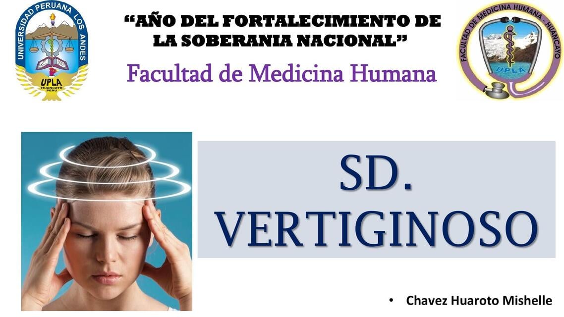 Síndrome vertiginoso | Mishelle Chavez | uDocz