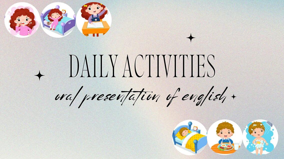 Daily Activities | Angie Gabriela Hurtado Mayhua | uDocz