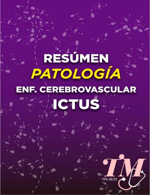Enfermedad Cerebrovascular ACV, ICTUS | Tips Medic | uDocz