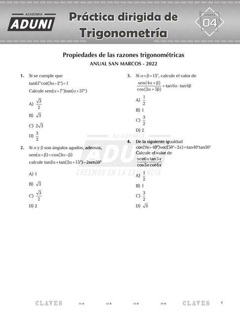 Propiedades de las razones trigonométricas | LUIS FERNANDO FUENTES ...