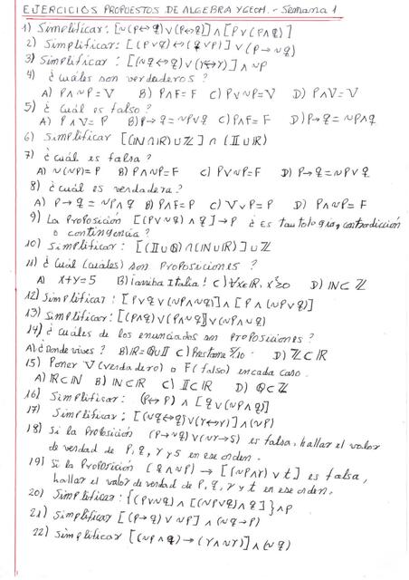 Ejercicios Propuestos en clase 1 | uDocz