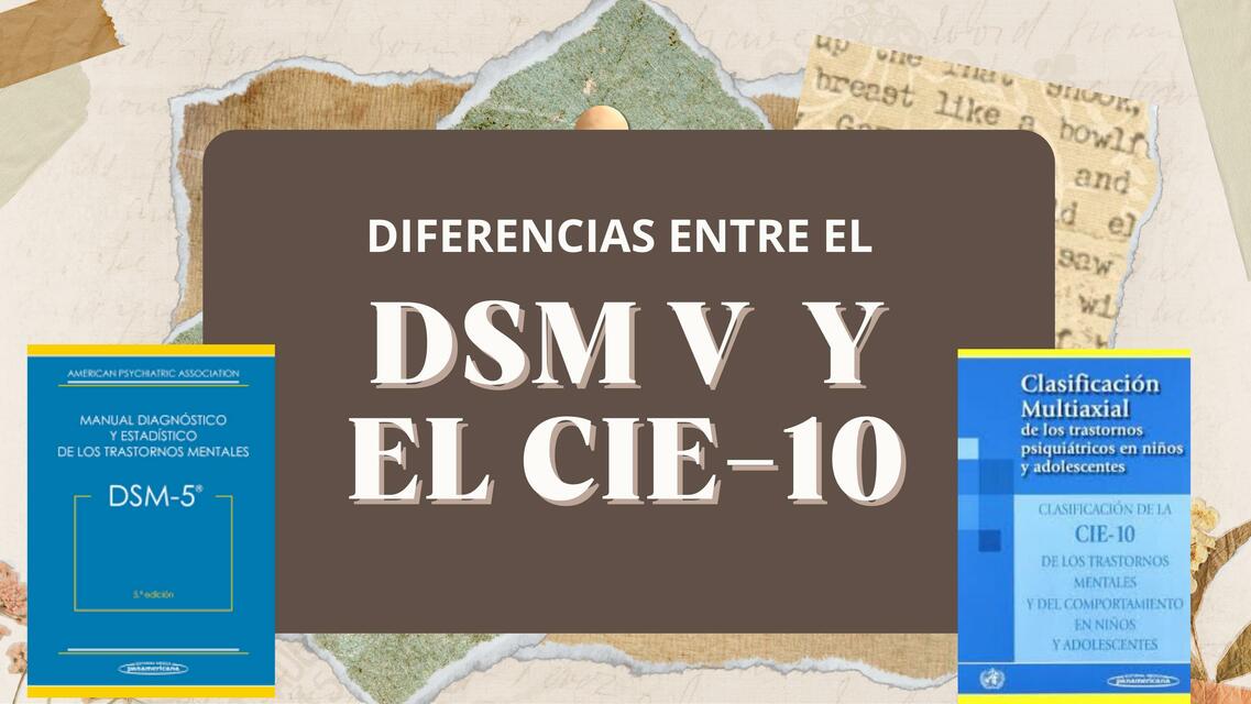 Diferencias entre el DSM-5 y el CIE-10 | PSICOLOGIA CON MAYTE 😉♥️ | uDocz