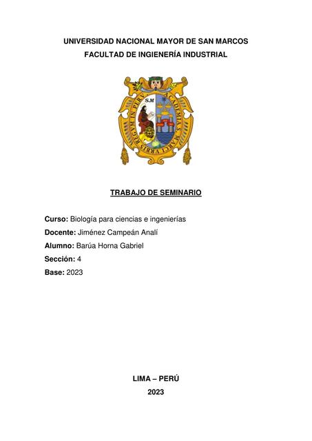 Genoma - Biologia | GABRIEL EDUARDO BARUA HORNA | uDocz