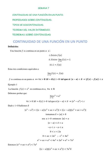 Continuidad de una función | GABRIEL EDUARDO BARUA HORNA | uDocz