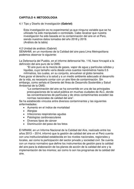 Contaminación ambiente | GABRIEL EDUARDO BARUA HORNA | uDocz