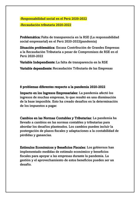 Responsabilidad social en el Perú | Valeri KAI | uDocz