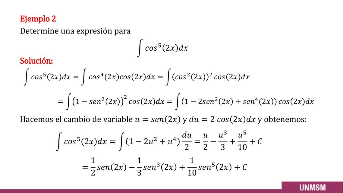 Integración de Funciones Trigonométricas | geraldine cuevas | uDocz