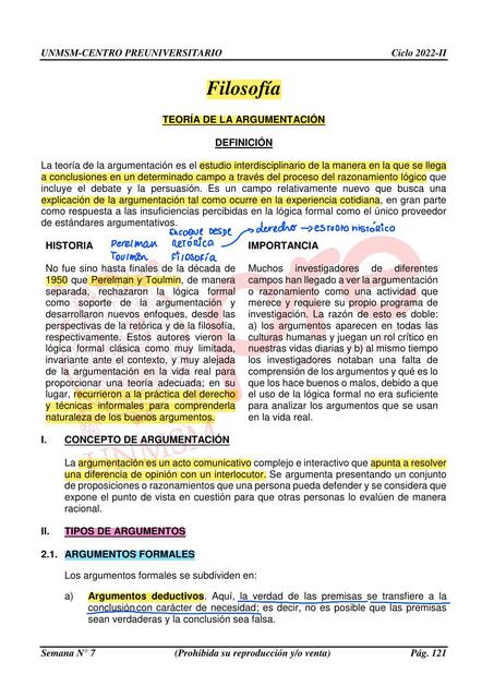 Teoría de la argumentación | uDocz