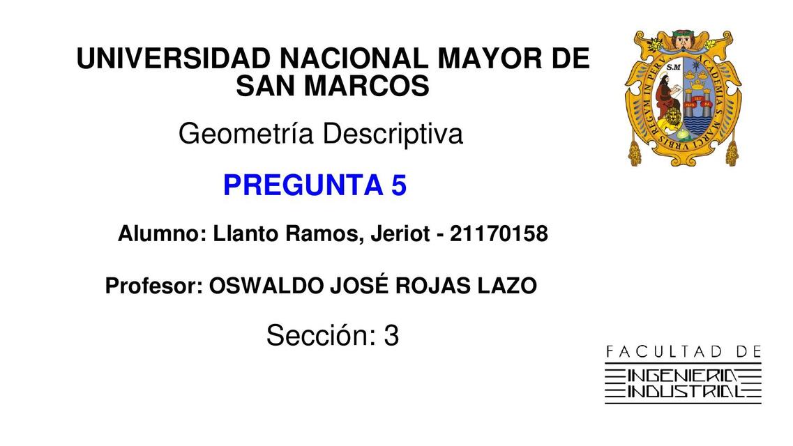 Pregunta 5 | JERIOT | uDocz