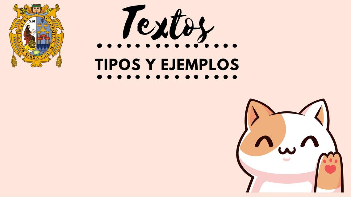 Textos tipos y ejemplos | BELINDA JOSIE | uDocz