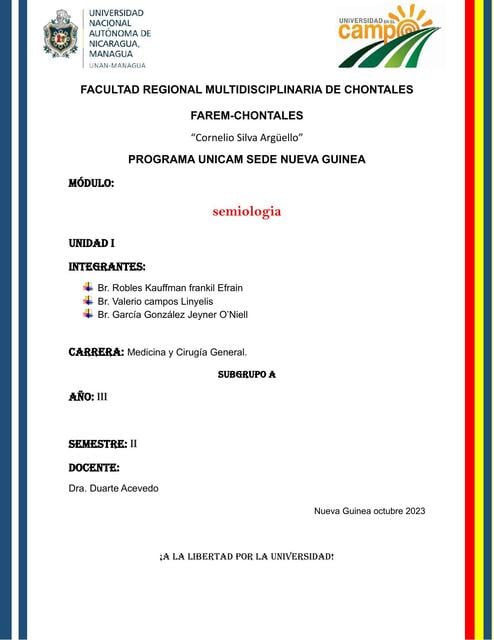Semiología | Franklin robles | uDocz