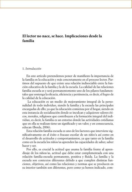 Fomento de la lectura en el hogar | uDocz