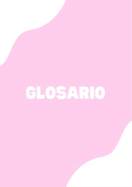 Glosario | uDocz