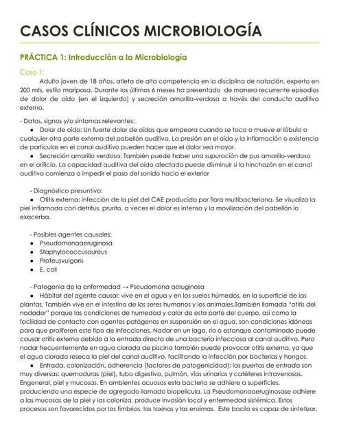 Casos Clínicos Microbiología | Alex Lander | uDocz