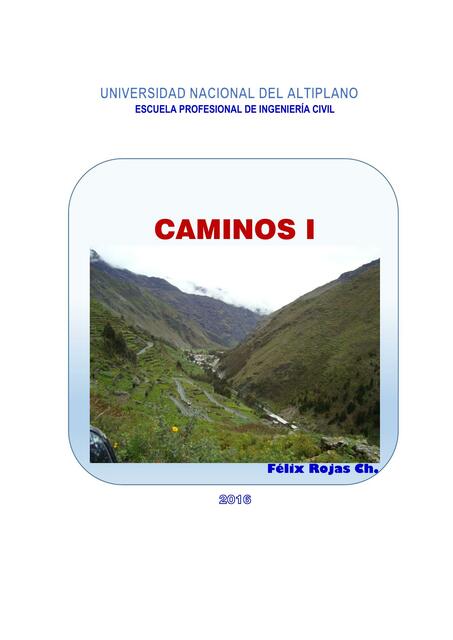 Caminos I | RAY ELGIN RODRIGUEZ TARAZONA | uDocz