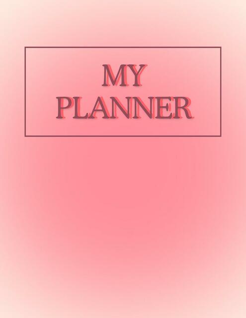 Planner Digital Aura Rosa | uDocz