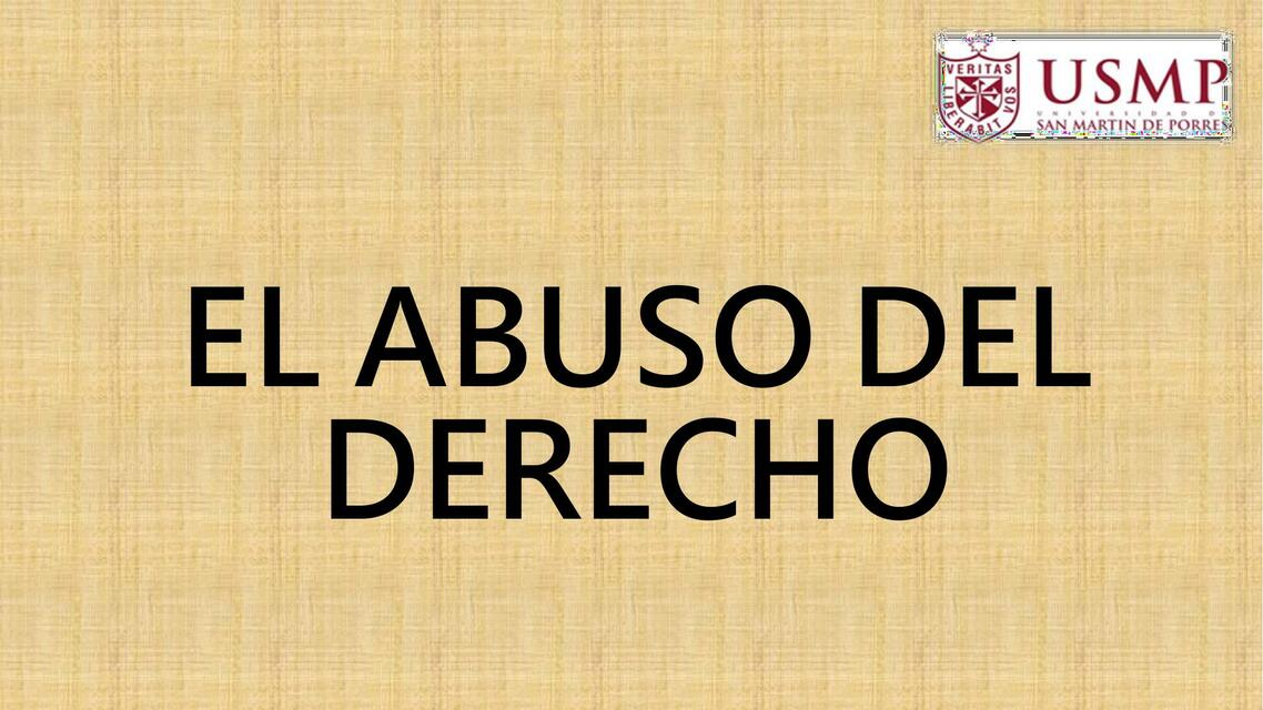 El abuso del derecho | yaky rosario_03 suero | uDocz