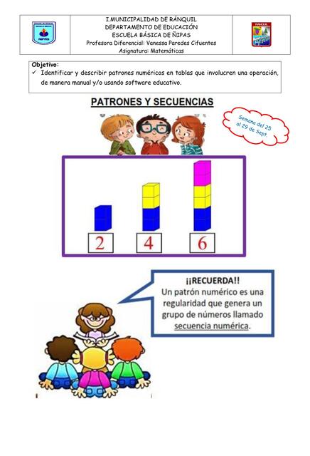 Guia de patrones y secuencias | Vanessa Paredes | uDocz