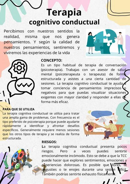 terapia cognitvo conductual | Erica AF | uDocz