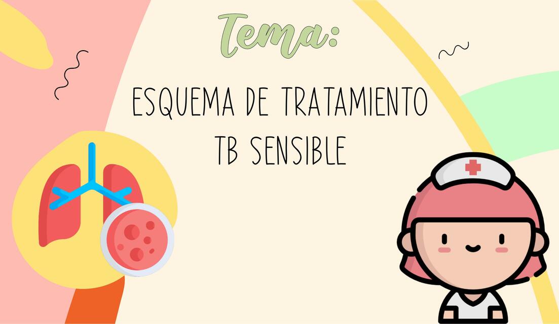Esquema de tratamiento tb sensible | Dar Carrillo | uDocz