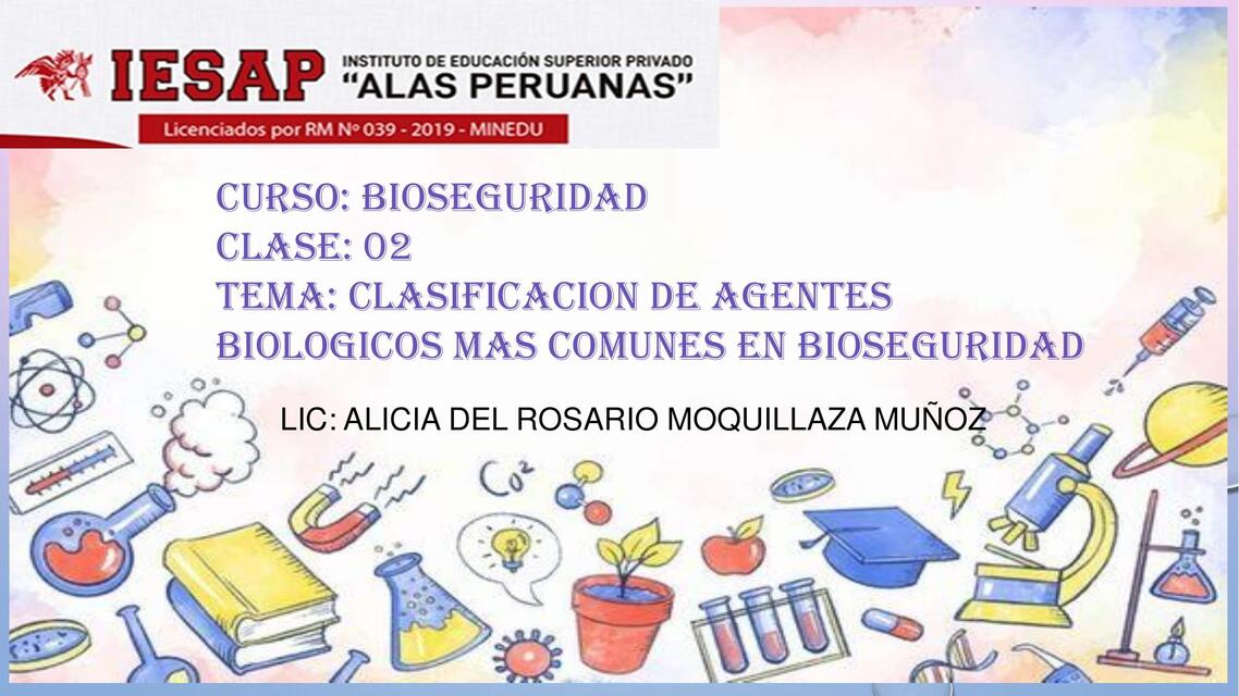 Clasificación de agentes biológicos más comunes en bioseguridad ...