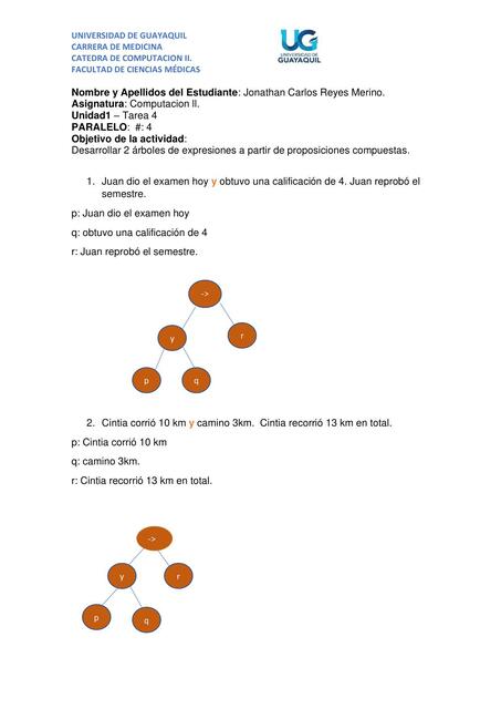 Proposiciones Compuestas | Ert | uDocz