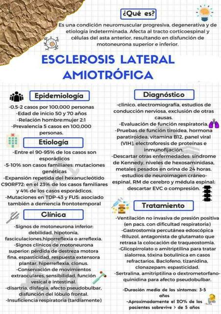 Esclerosis lateral amiotrófica | fraii | uDocz