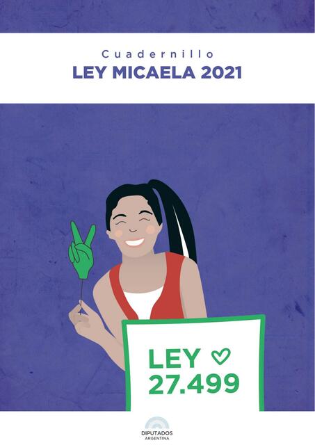 Cuadernillo Ley Micaela | Rocio Italia | uDocz
