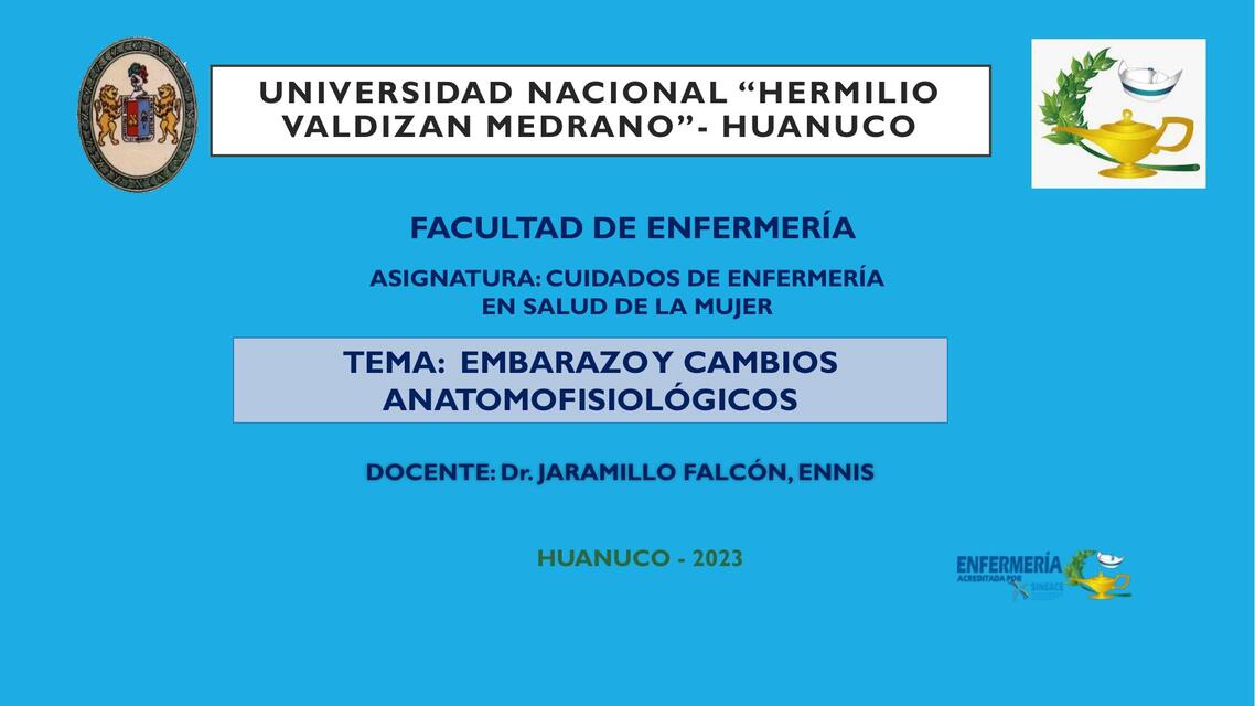 Embarazo y cambios anatomo fisiológicos | Percy Pajuelo Antonio | uDocz
