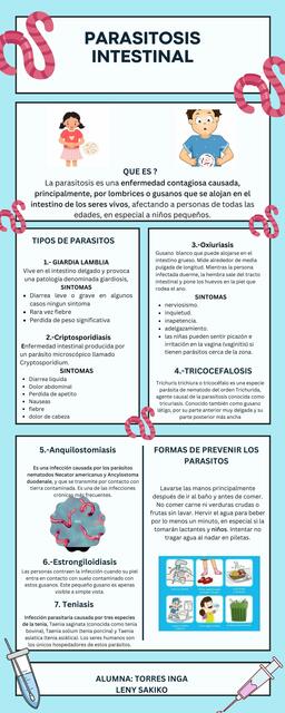 Parasitosis intestinales | Jasmine Mavel Vega Vega | uDocz