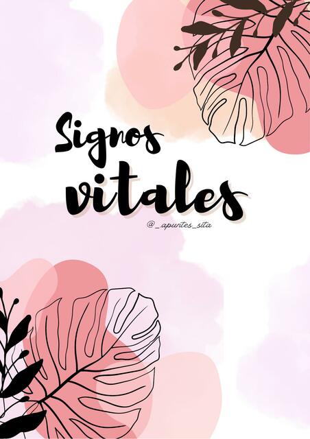 Signos vitales | Antonio Cabrera | uDocz