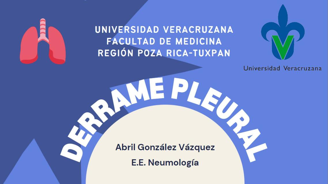 Derrame Pleural | Abril González Vázquez | uDocz