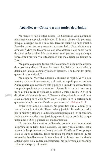 Apéndice a - consejo a una mujer deprimida | EDITH MIGDALI FLORIANO ...