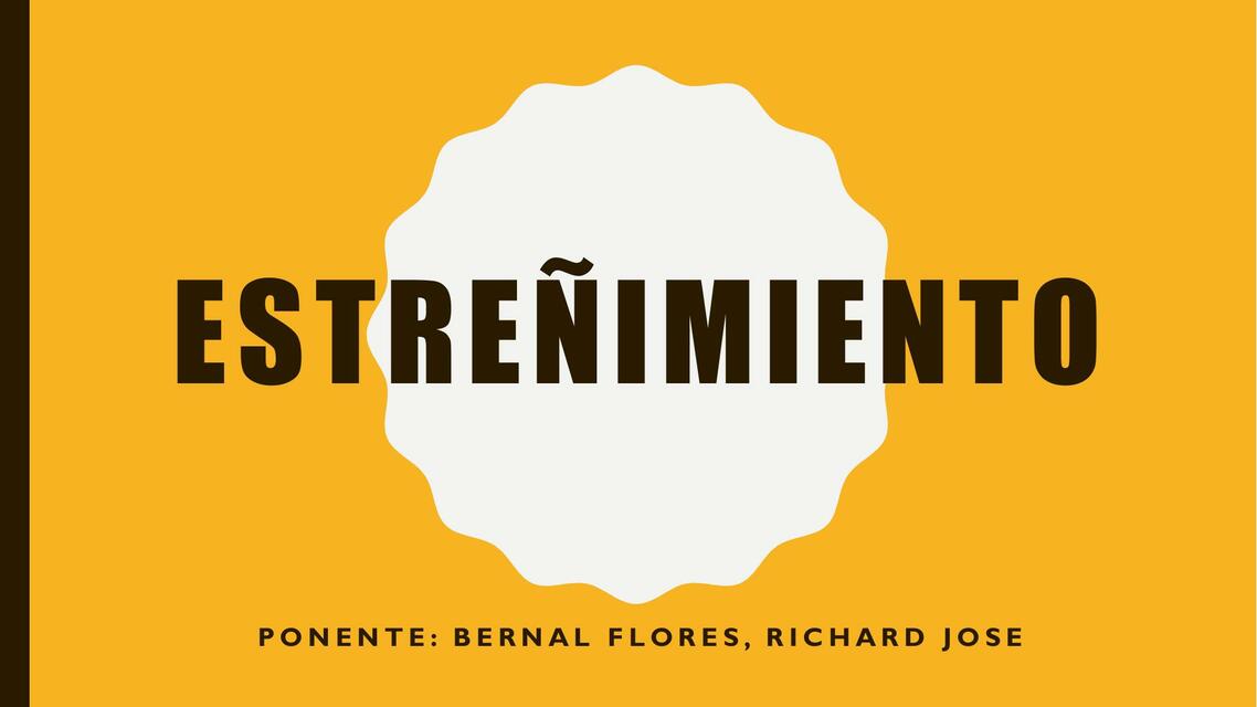 constipacion | Richard Bernal Flores | uDocz