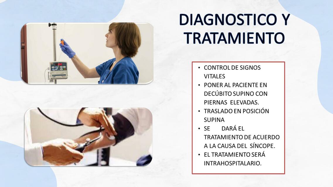Diagnóstico y Tratamiento Síncope | Alxnsx s | uDocz