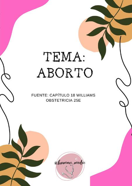 ABORTO | Human Medic | uDocz