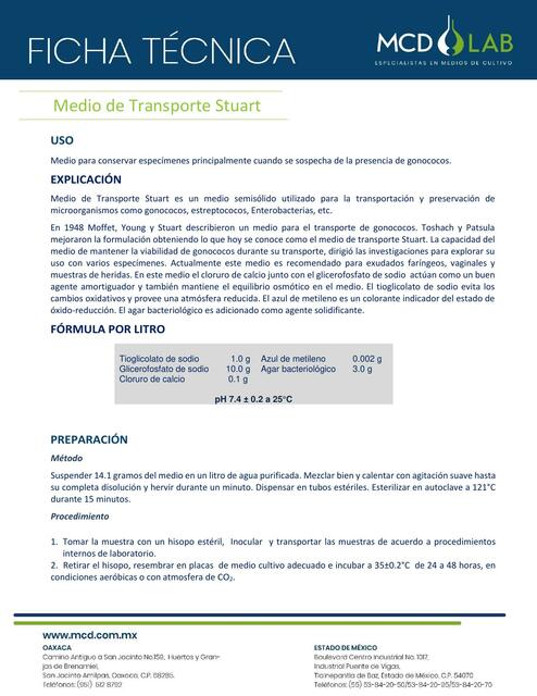 Medio de Transporte Stuart | María Guadalupe Hernández Pérez | uDocz