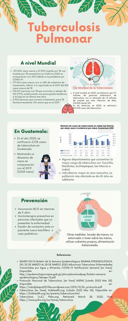 Infografía Tuberculosis Pulmonar | AG | uDocz