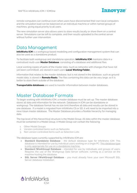 Rafts hydrology in infoworks icm training manual 5 | Jose Peñalba | uDocz