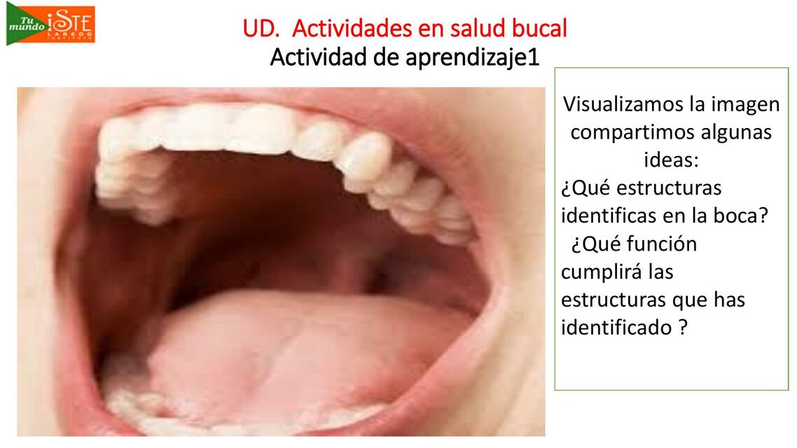 SESION 01 act salud bucal | Luis Ever Lucano Ruiz | uDocz
