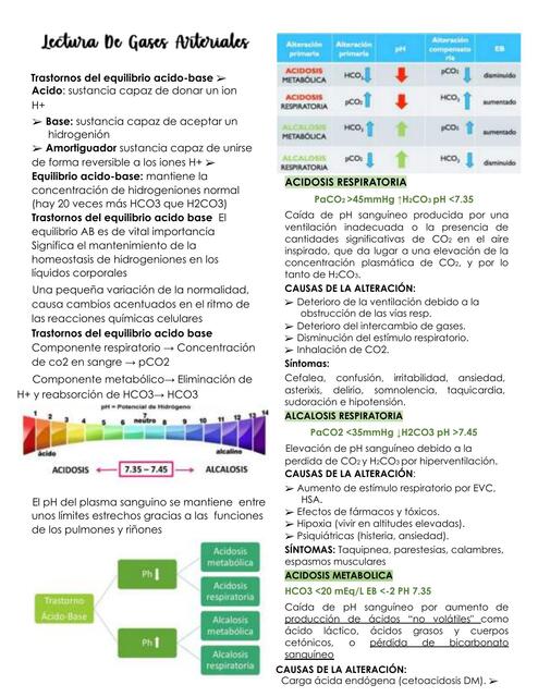 Lectura de gases arteriales | Elías Méndez | uDocz