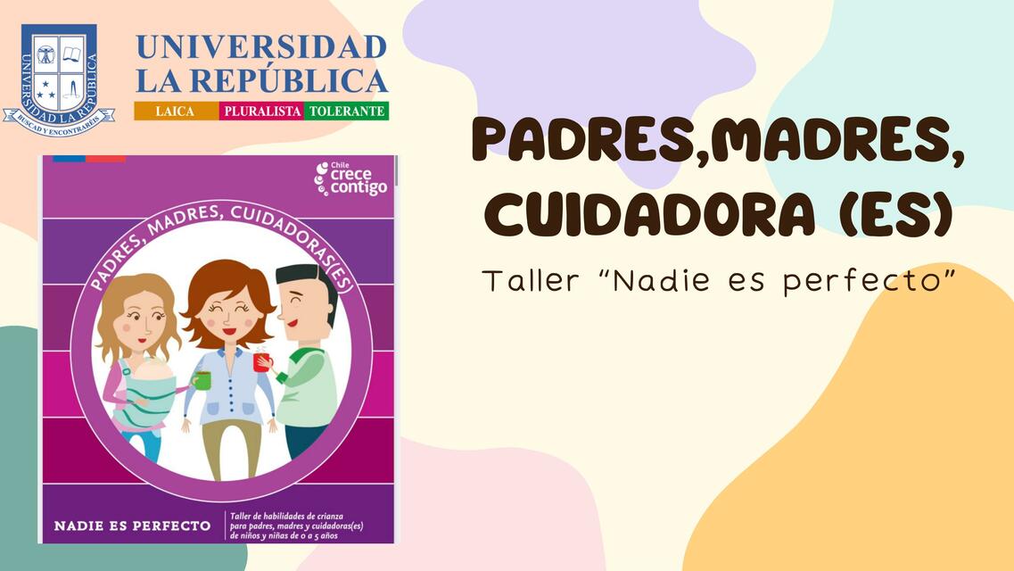 Taller "Nadie es Perfecto" | Maria Paz Del Valle | uDocz