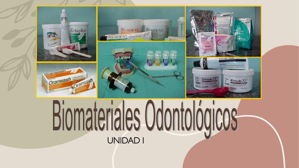 Biomateriales odontológicos | Luisiana Pineda | uDocz