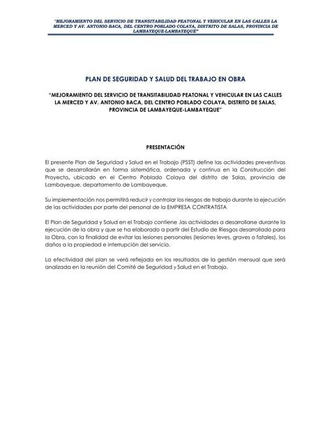 Flashcards de Plan de Seguridad y Salud | Por JOSE GARCIA | uDocz