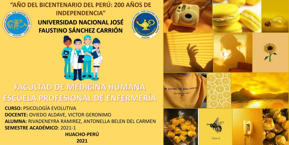 Psicología del desarrollo | Antonella Rivadeneyra Ramirez | uDocz