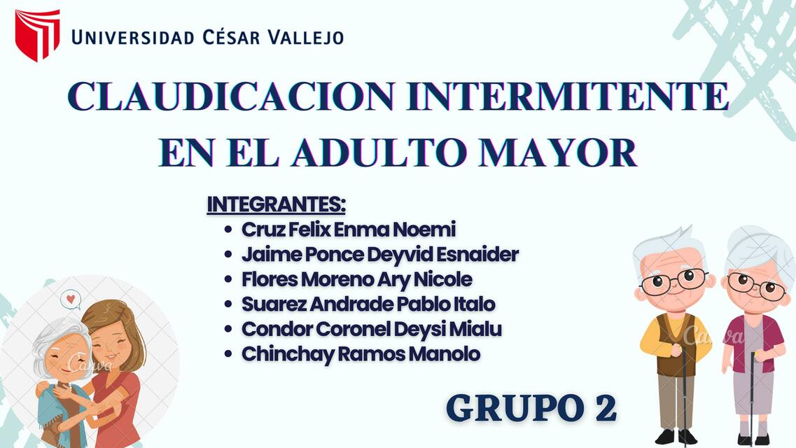 Claudicación intermitente en el adulto mayor | PABLO ITALO SUAREZ ...