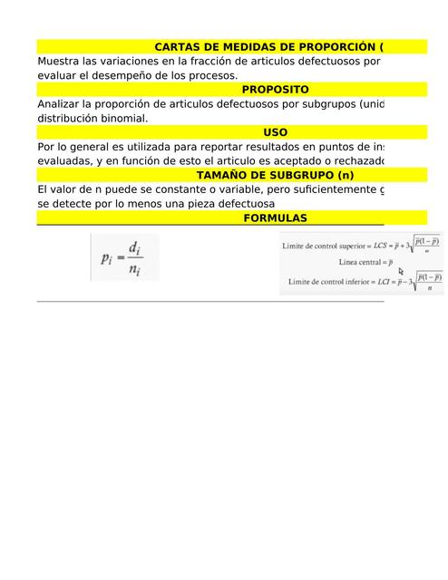 Gráficos de control P | Josue Velazquez | uDocz