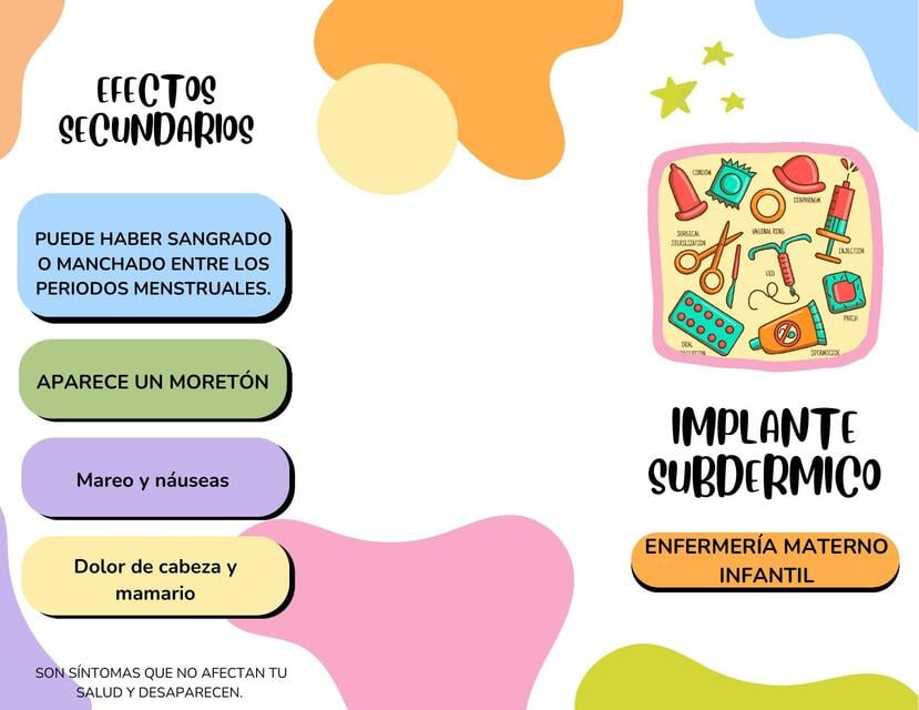 Flashcards de Implante subdérmico tríptico | Por Yareli | uDocz