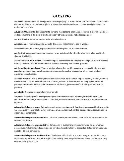 Glosario | Evelin Flores | uDocz