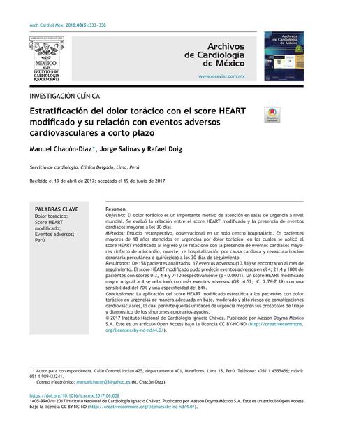 Escala de heart | uDocz